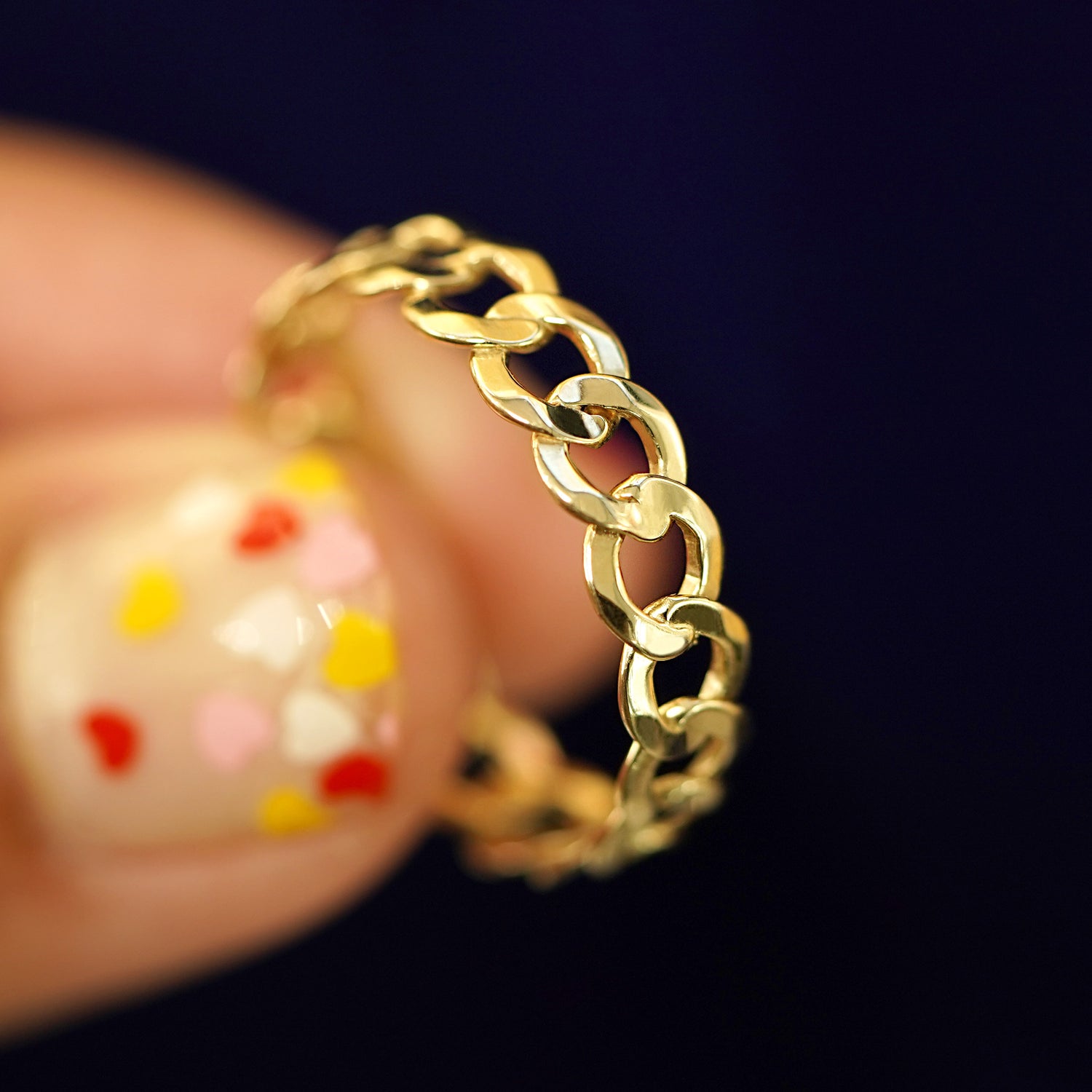 Curb Ring - Sustainable Gold Jewelry - Automic Gold