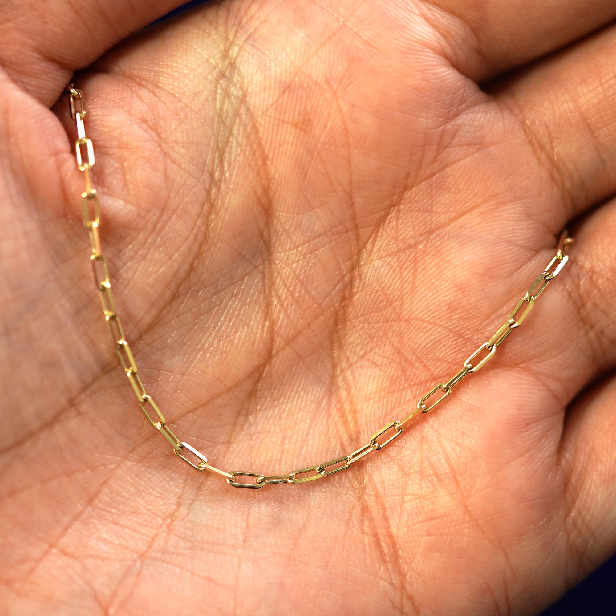 Automic Gold Butch Anklet | Minimalist Sustainable Fine Jewelry