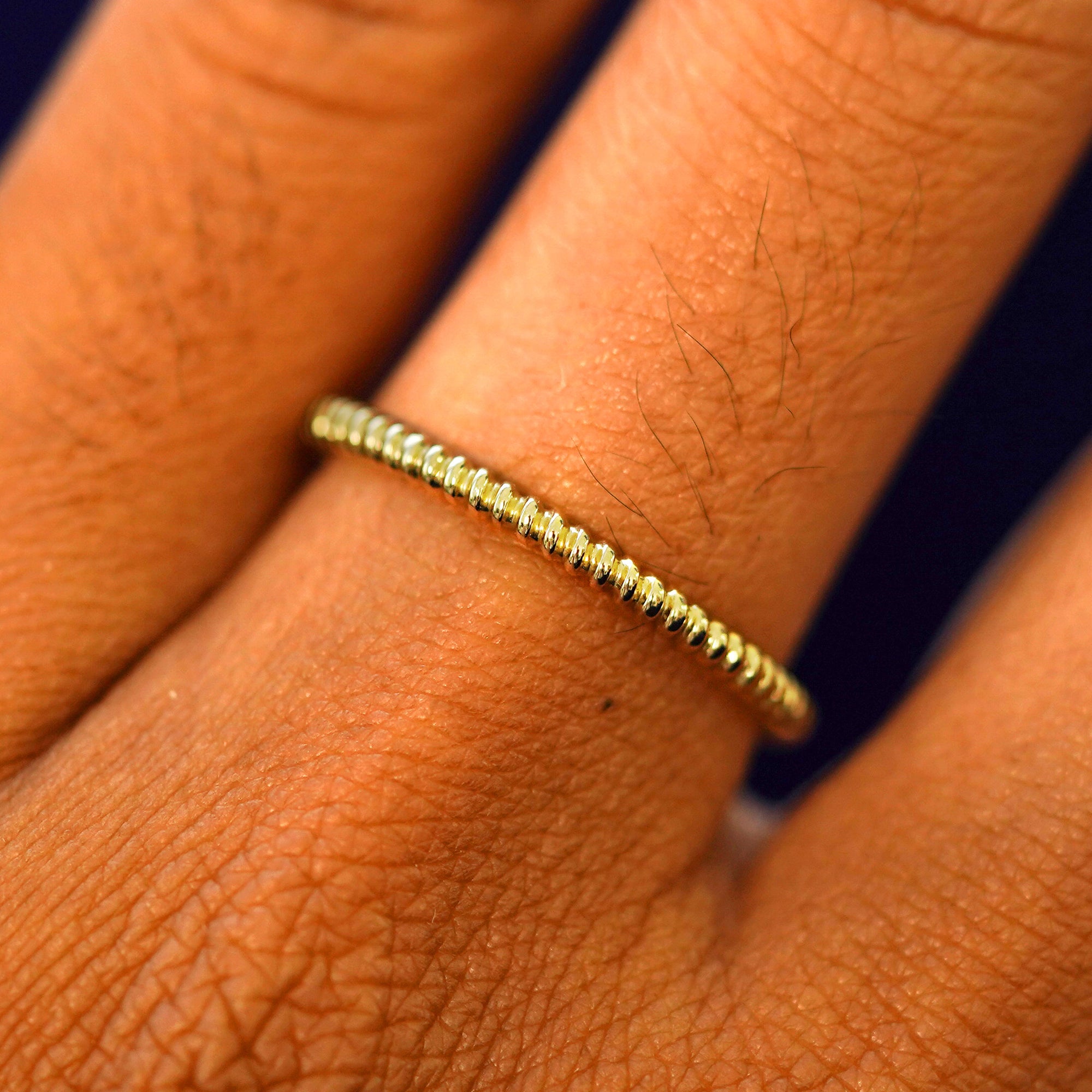 Automic Gold Rope Ring | Minimalist Sustainable Fine Jewelry