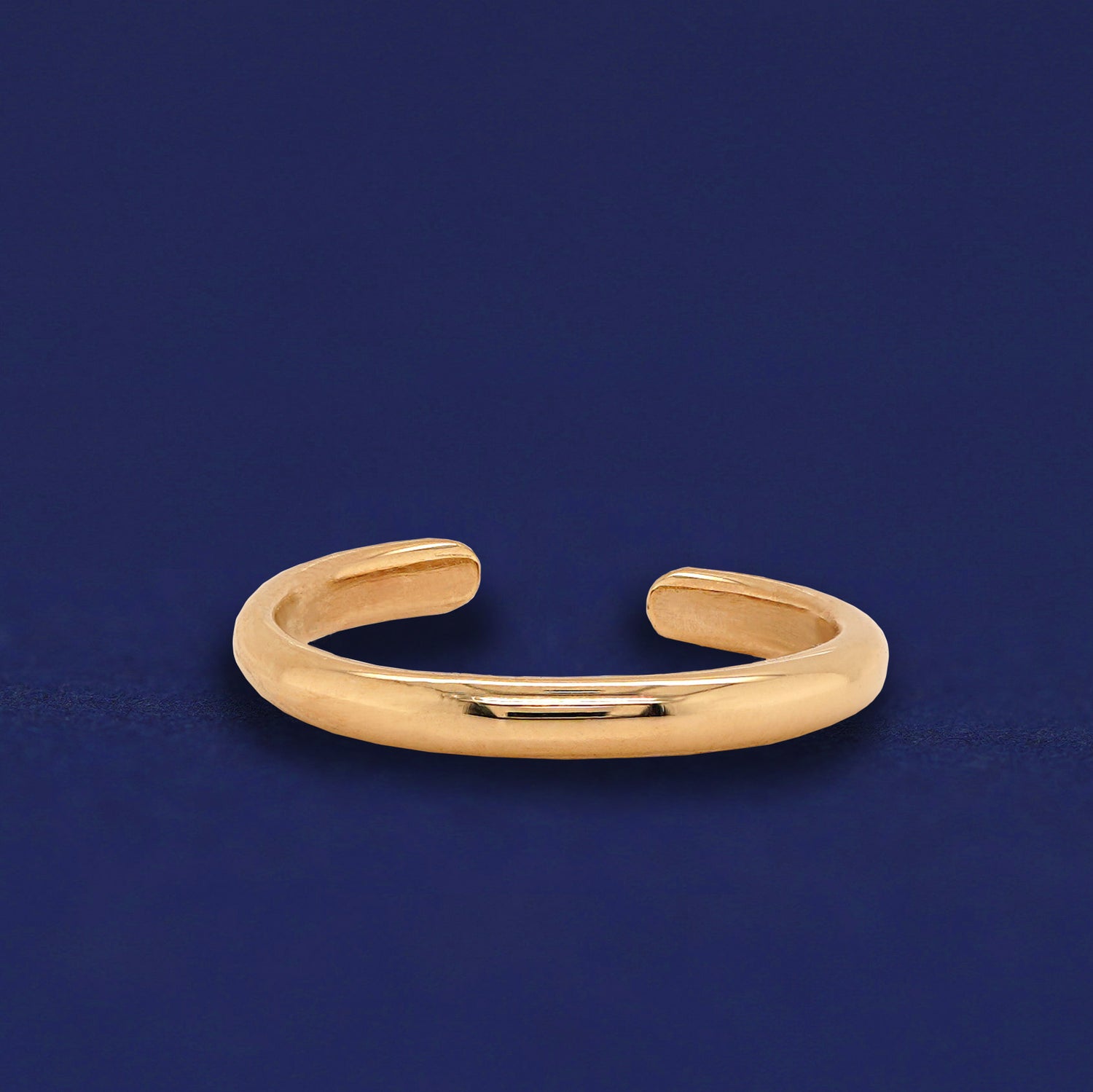 Automic Gold Single Line Toe Ring| Minimalist Sustainable Fine Jewelry