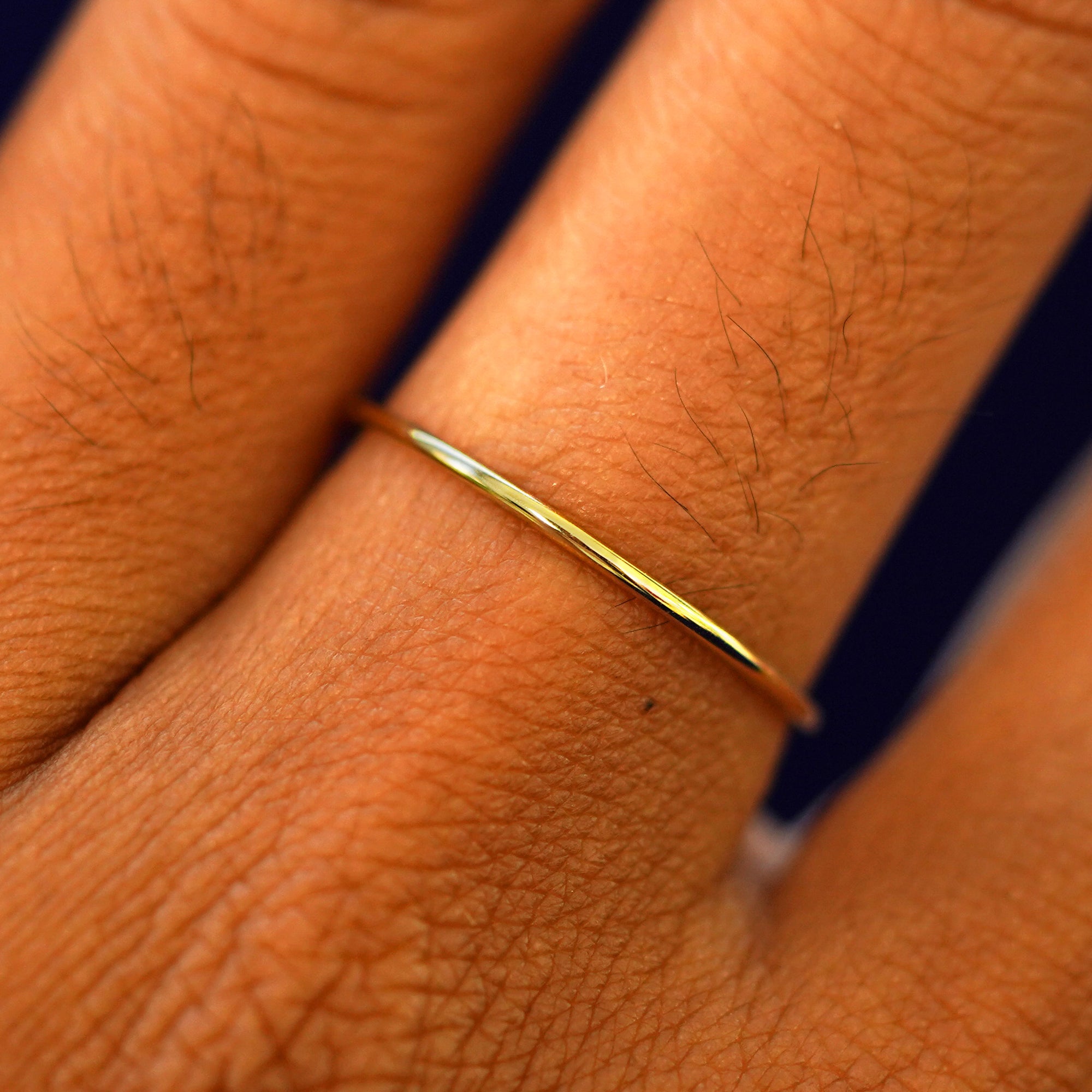 Automic Gold Line Ring | Minimal, Sustainable Fine Jewelry