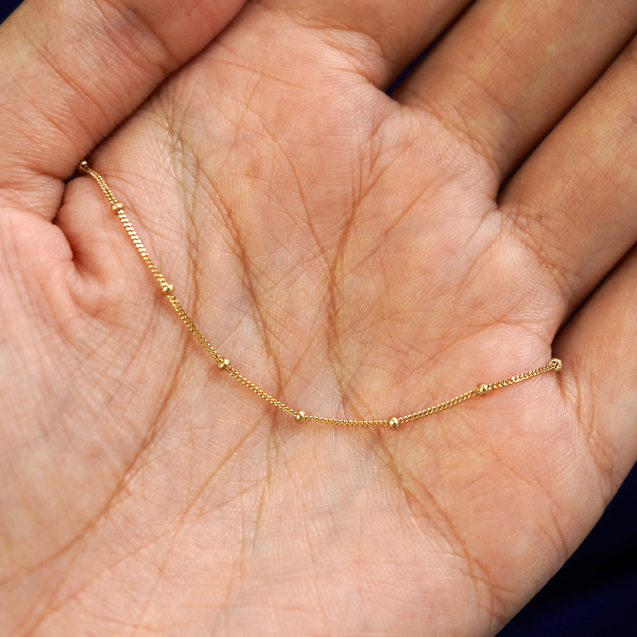 Automic Gold Beaded Essential Chain | Sustainable Fine Jewelry