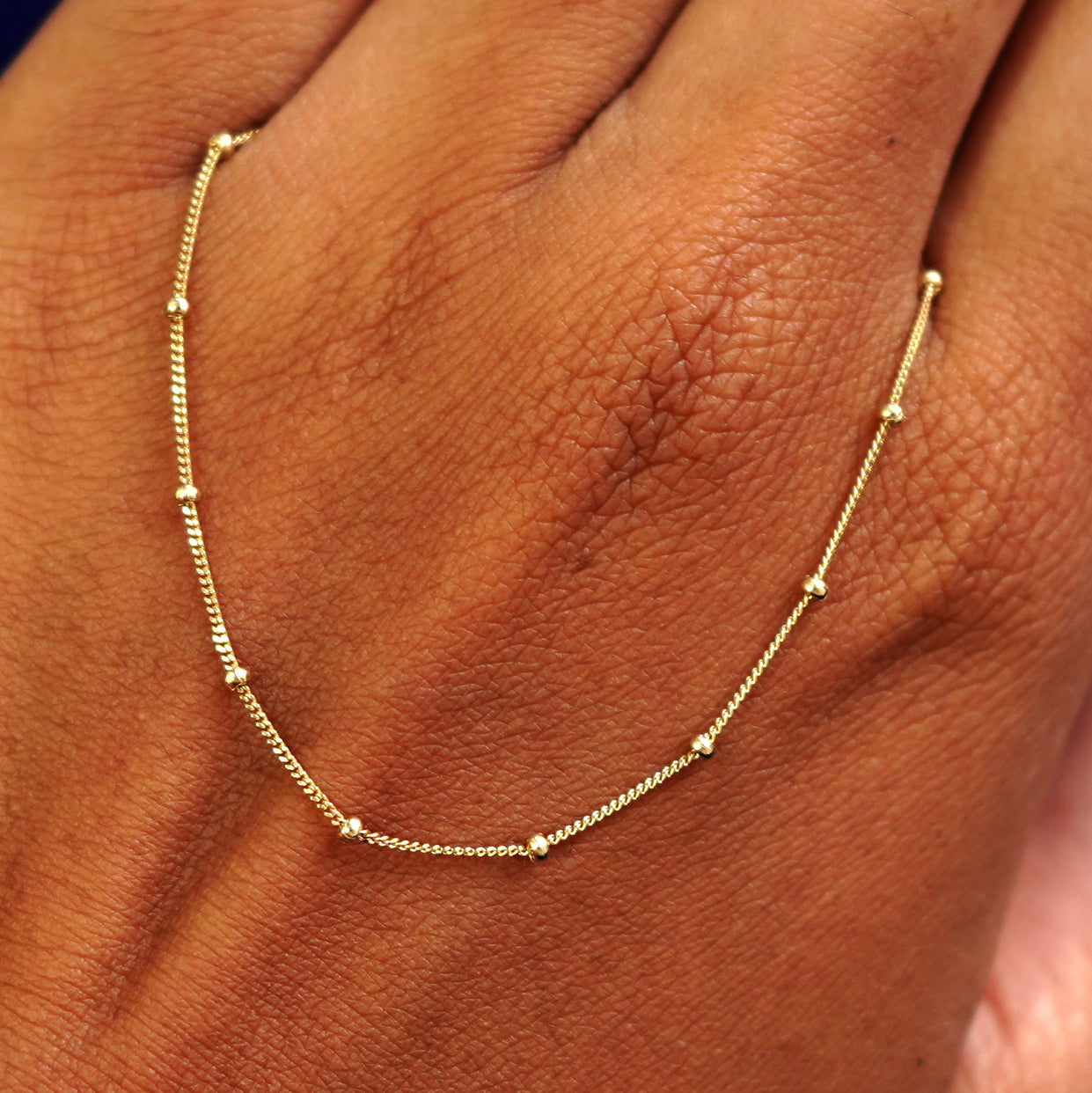 Automic Gold Beaded Essential Chain | Sustainable Fine Jewelry