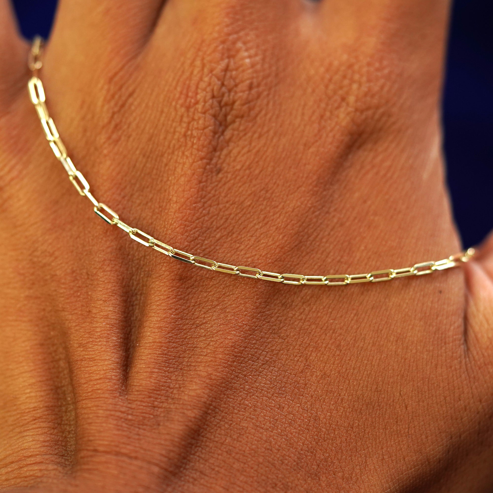 Automic Gold Butch Anklet | Minimalist Sustainable Fine Jewelry
