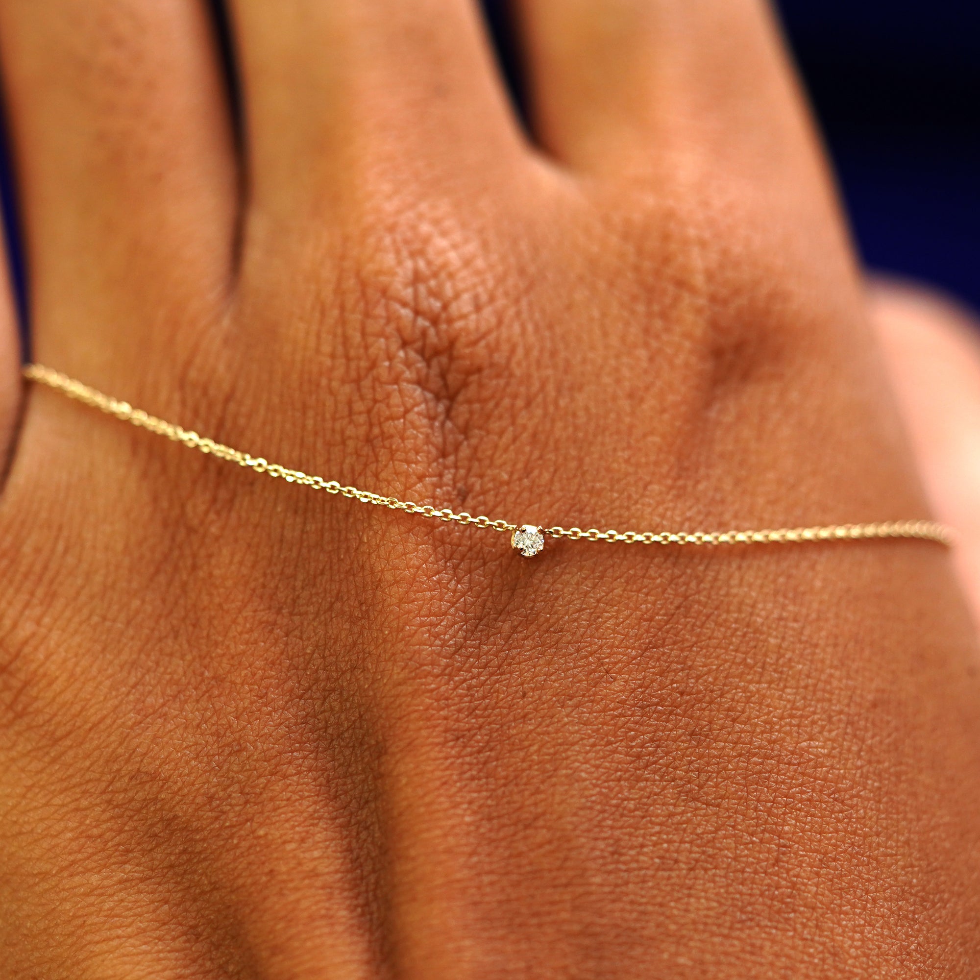 Automic Gold Diamond Cable Necklace | Sustainable Fine Jewelry