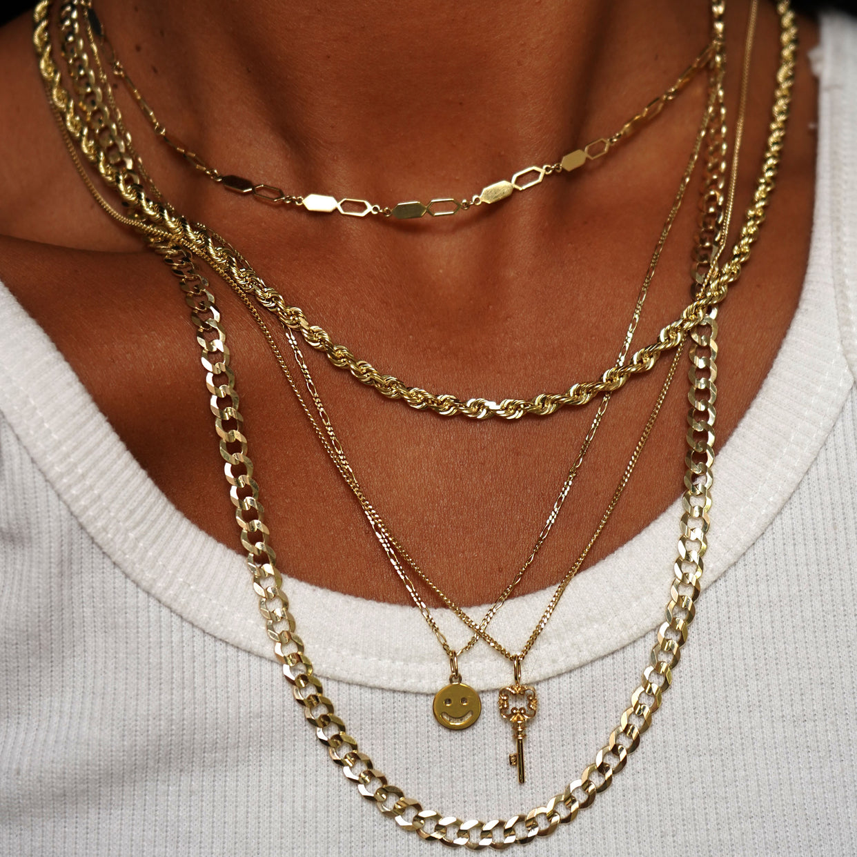 Automic Gold Figaro Chain | Sustainable Fine Jewelry