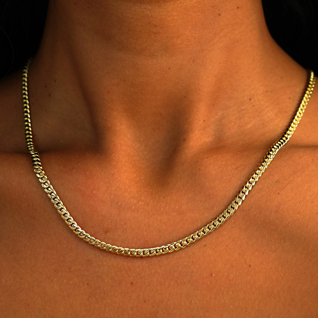 Automic Gold Medium Miami Chain | Sustainable Fine Jewelry