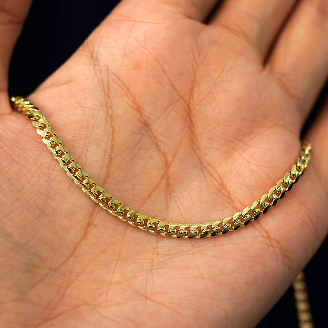 Automic Gold Medium Miami Chain | Sustainable Fine Jewelry