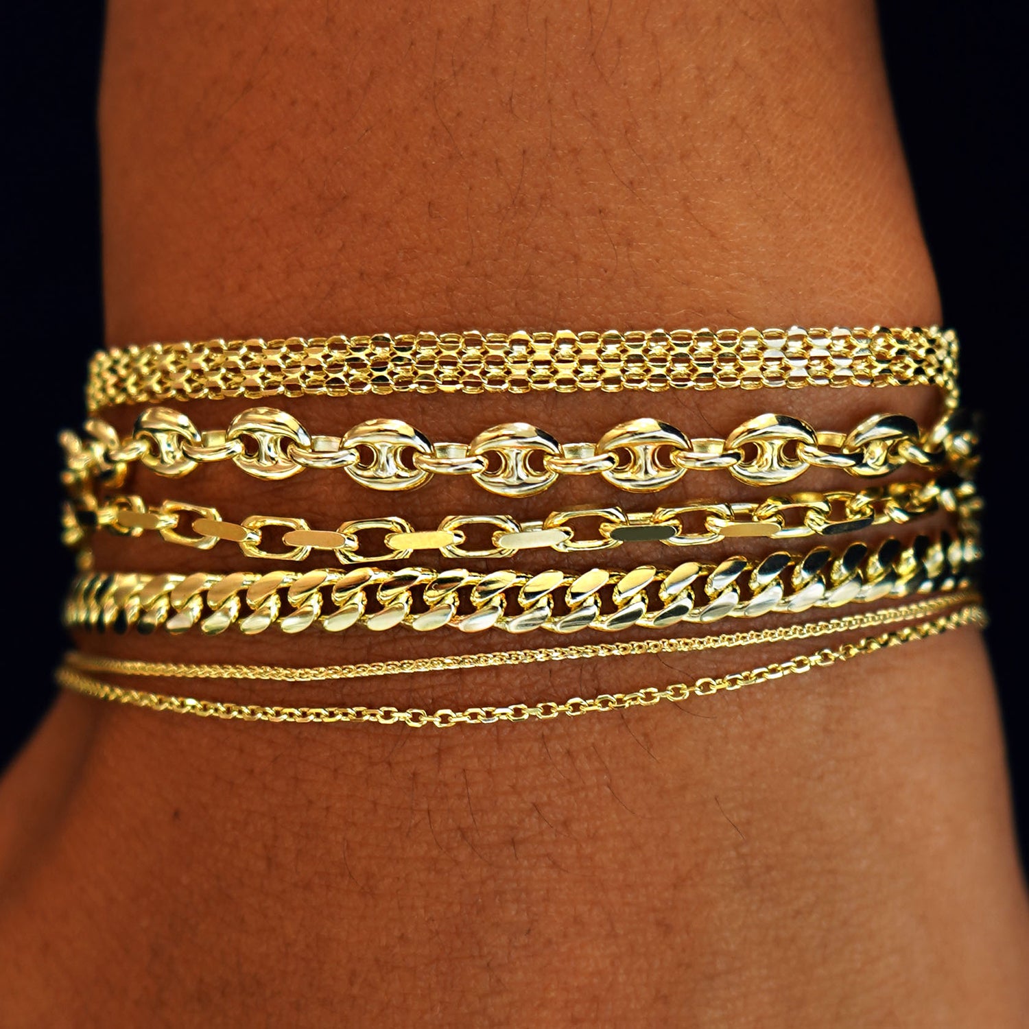 Automic Gold Medium Miami Chain | Sustainable Fine Jewelry