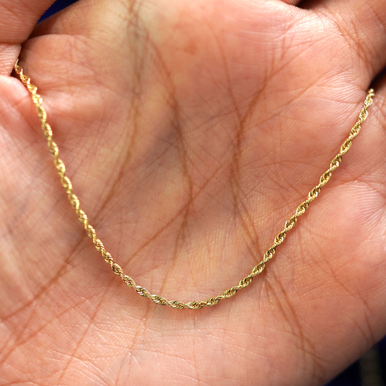 Automic Gold Rope Chain | Minimalist Sustainable Fine Jewelry