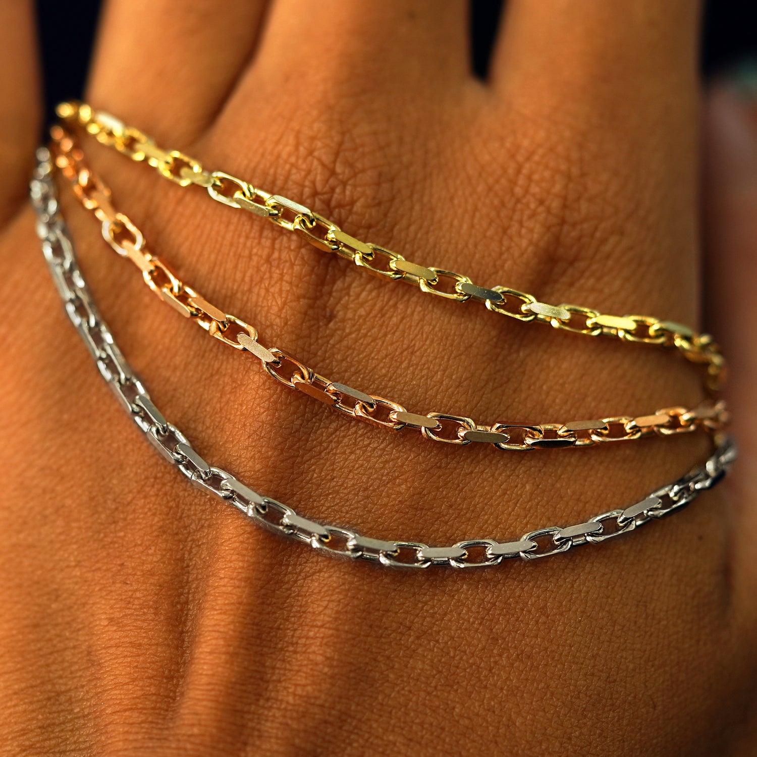 Automic Gold Anchor Chain | Minimalist Sustainable Fine Jewelry