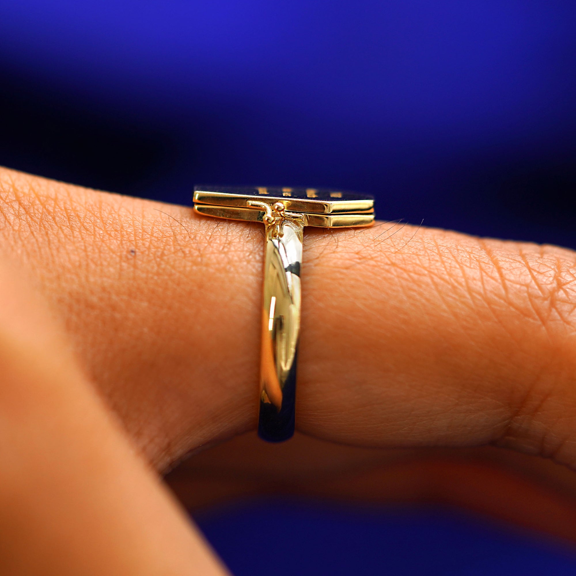 Coffin Ring - 14k Solid Gold Jewelry - Automic Gold