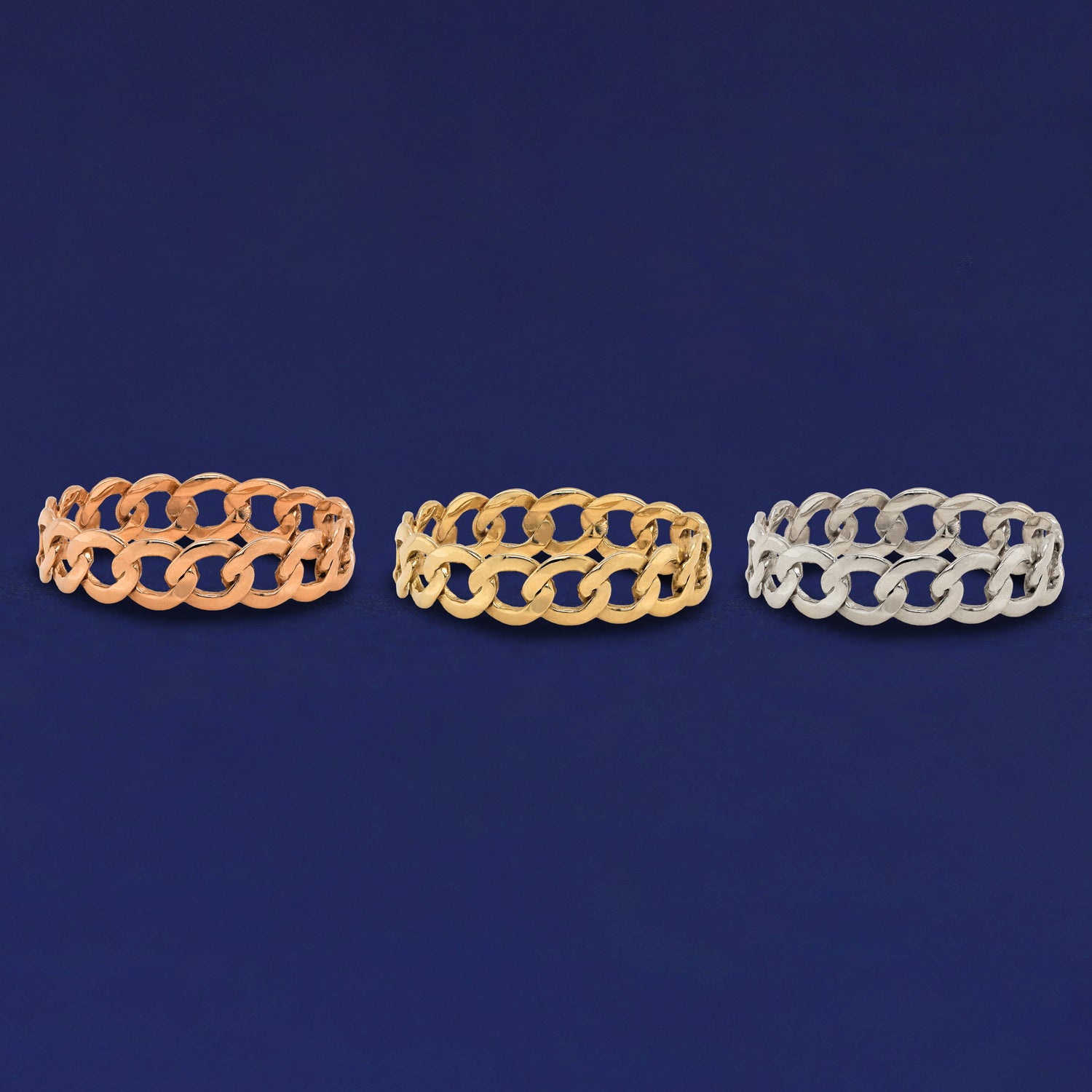 Curb Ring - Sustainable Gold Jewelry - Automic Gold