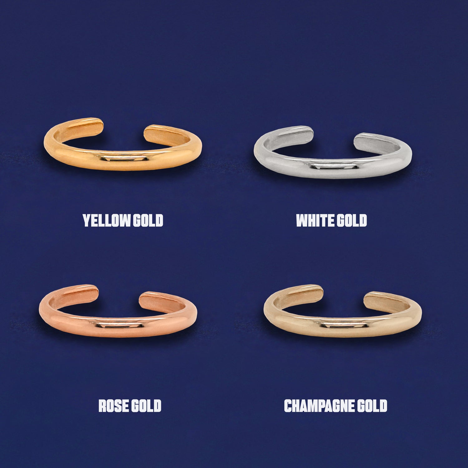 Automic Gold Single Line Toe Ring| Minimalist Sustainable Fine Jewelry