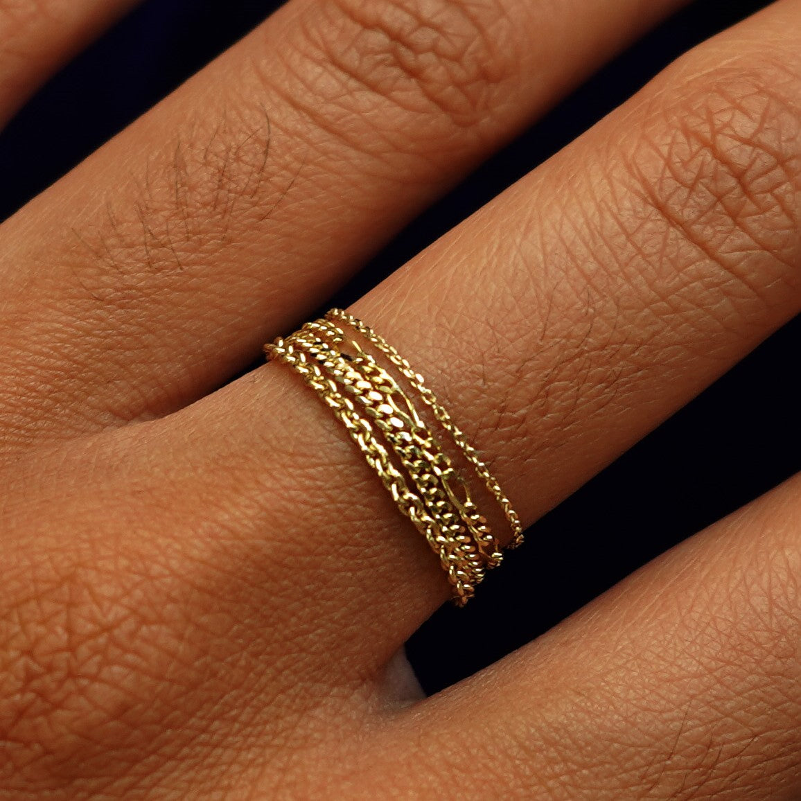 Cable Ring - Sustainable Fine Jewelry - Automic Gold