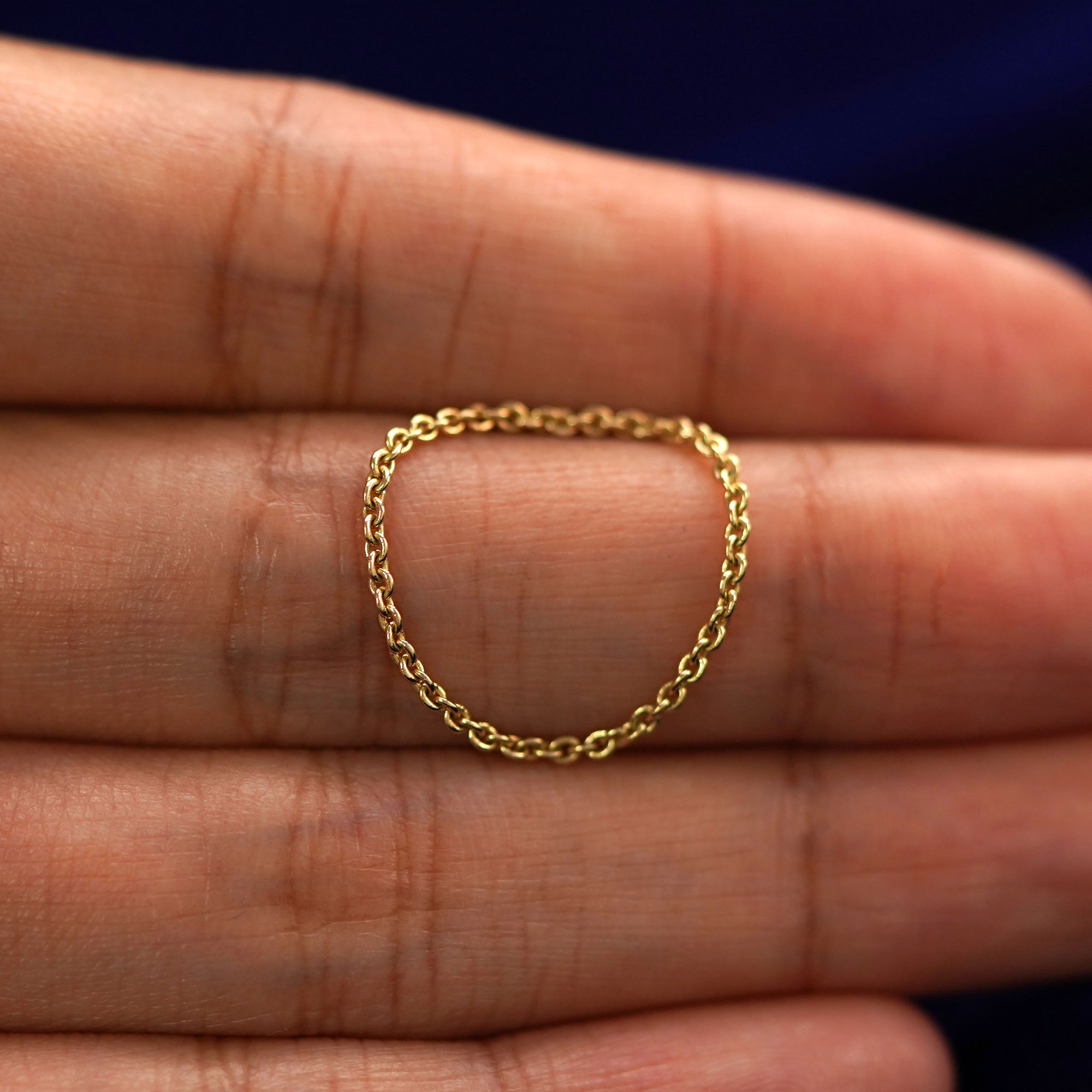 Thick Cable Ring - Sustainable Fine Jewelry - Automic Gold