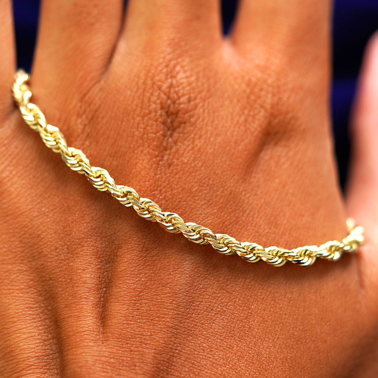 Automic Gold Thick Rope Chain | Minimalist Sustainable Fine Jewelry