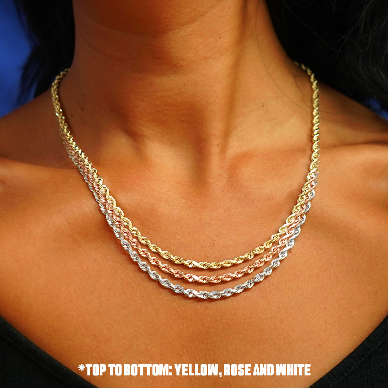 Automic Gold Thick Rope Chain | Minimalist Sustainable Fine Jewelry