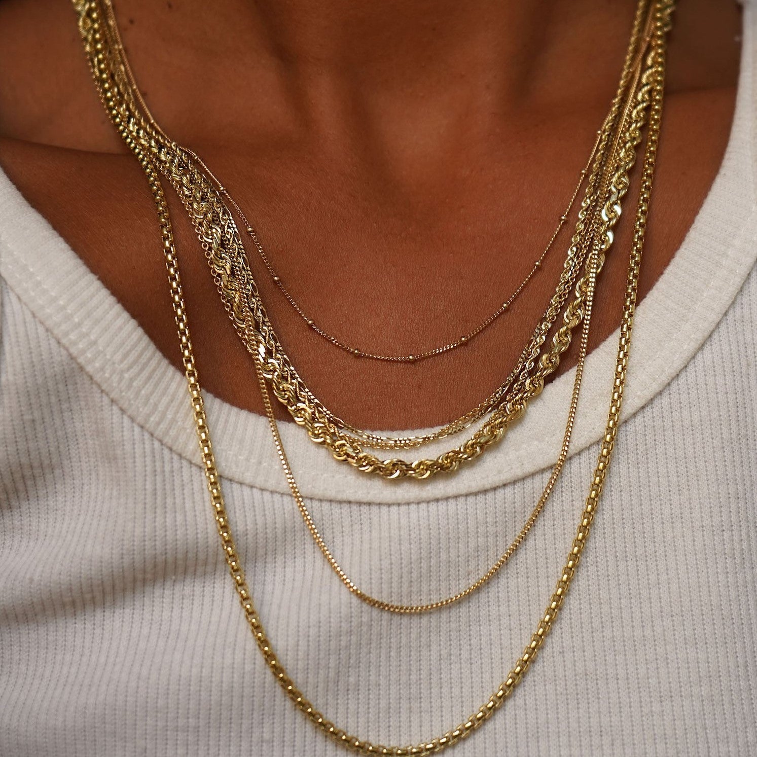 Automic Gold Rope Chain | Minimalist Sustainable Fine Jewelry