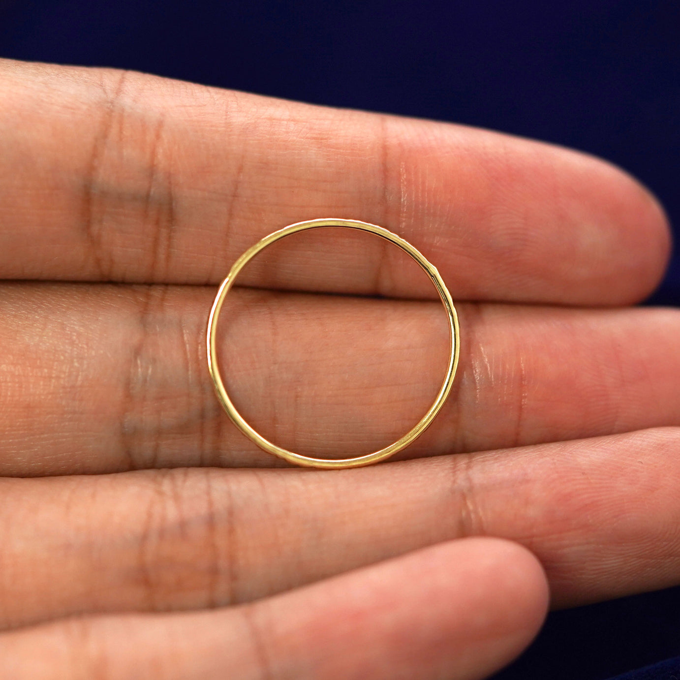 Automic Gold Shimmer Ring | Minimal Sustainable Fine Jewelry