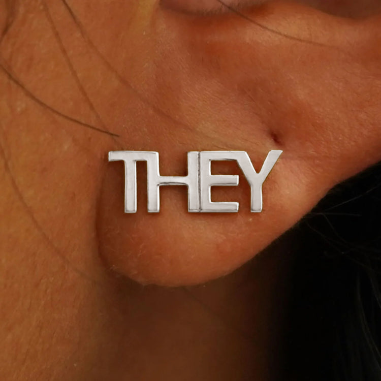 Automic Gold THEY / THEM Studs | Sustainable Fine Jewelry