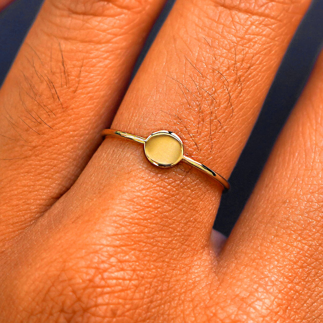 Circle Ring - Minimalist Fine Jewelry - Automic Gold