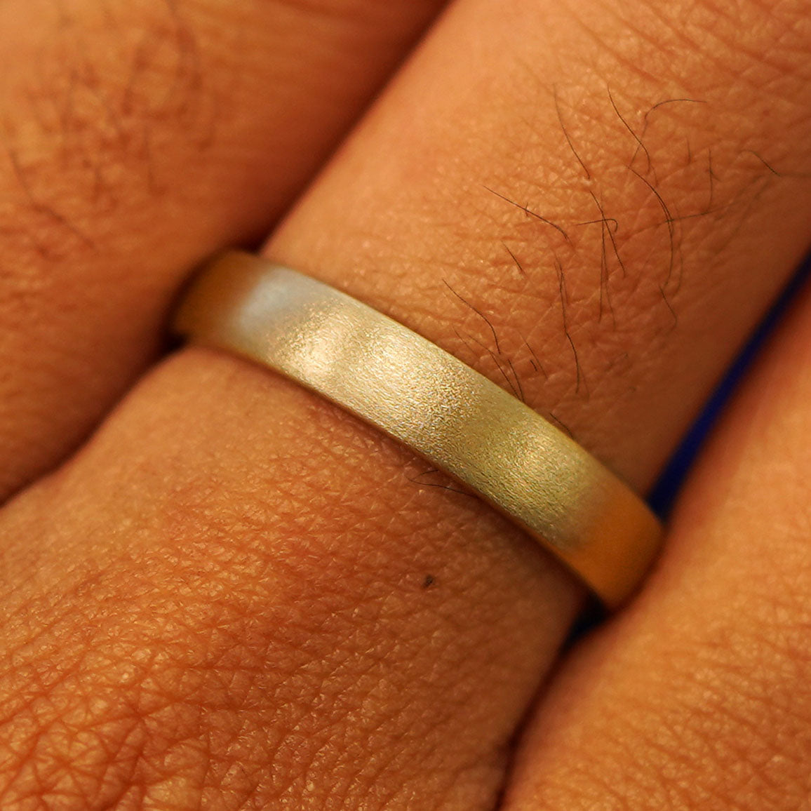 Automic Gold Mix Matte Band Ring | Sustainable Fine Jewelry
