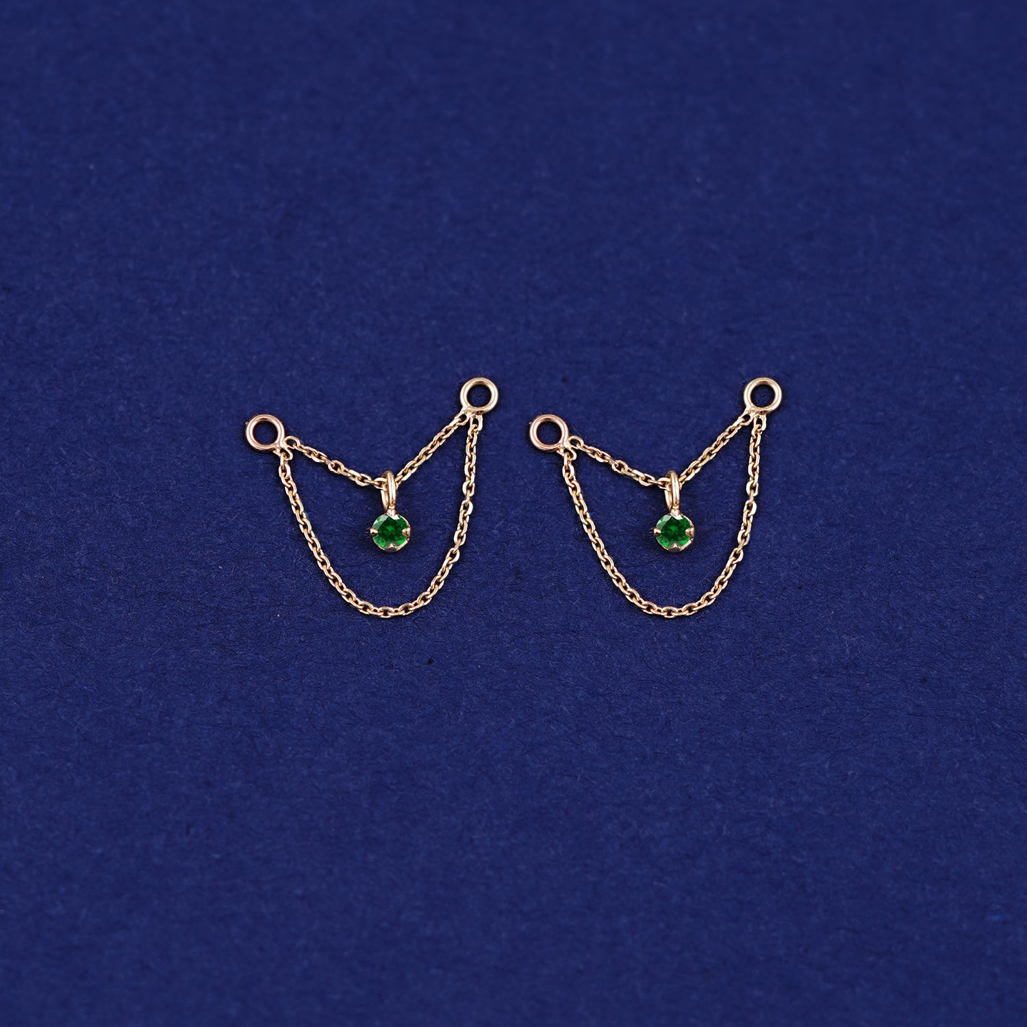 Automic Gold Gemstone Cable Connector | Sustainable Fine Jewelry