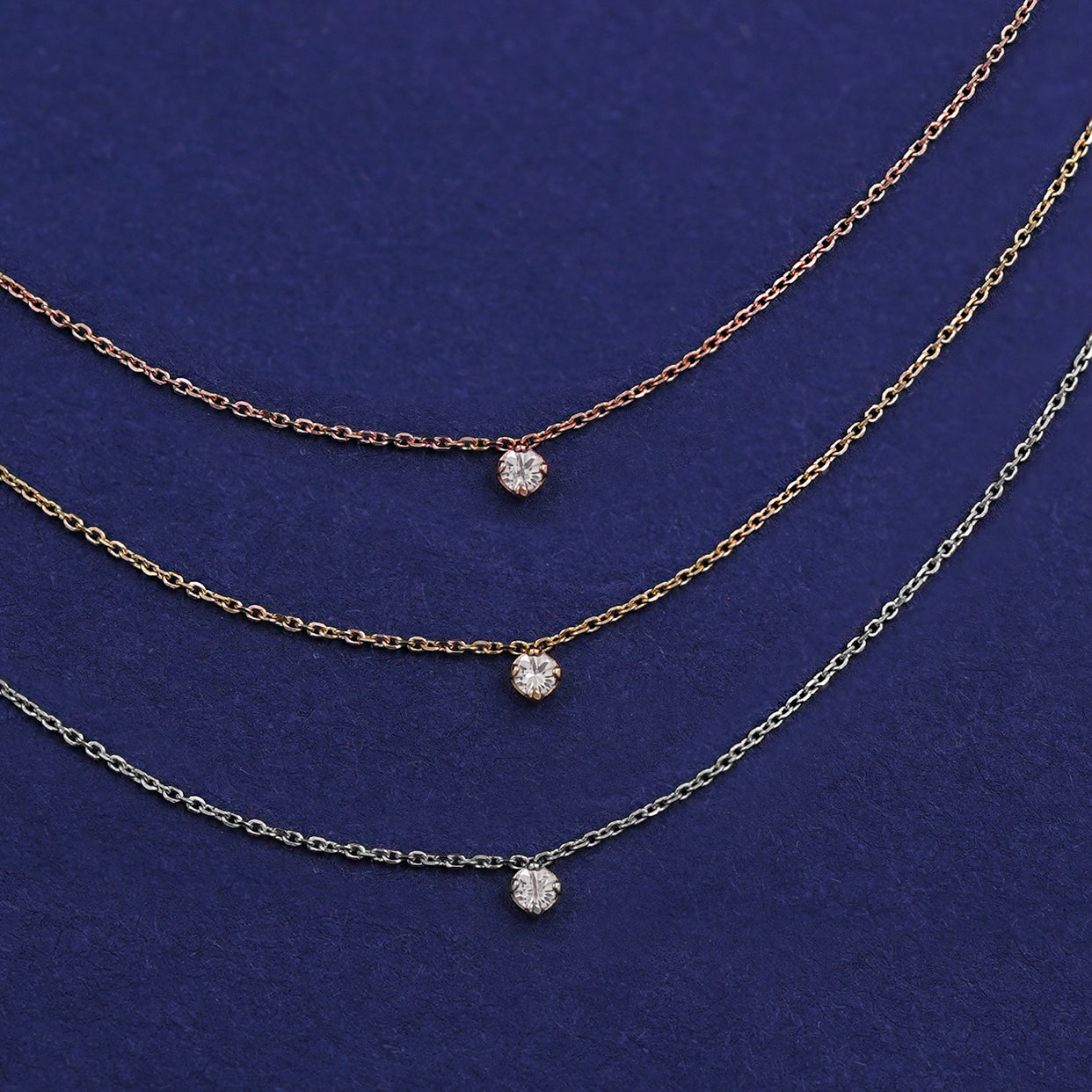 Automic Gold Diamond Cable Necklace | Sustainable Fine Jewelry