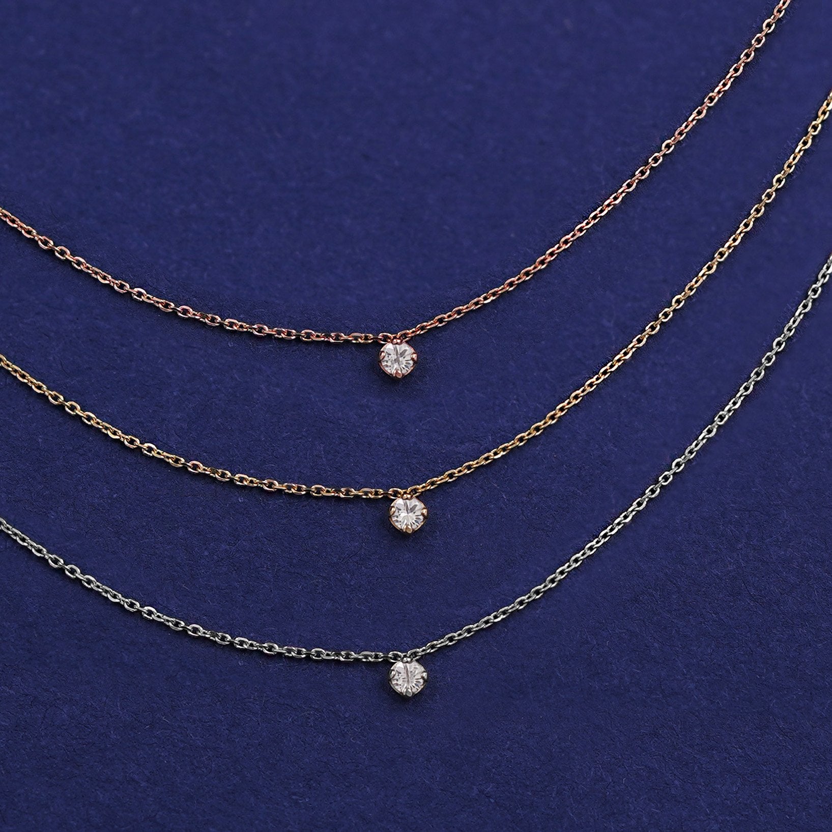 Automic Gold Diamond Cable Necklace | Sustainable Fine Jewelry