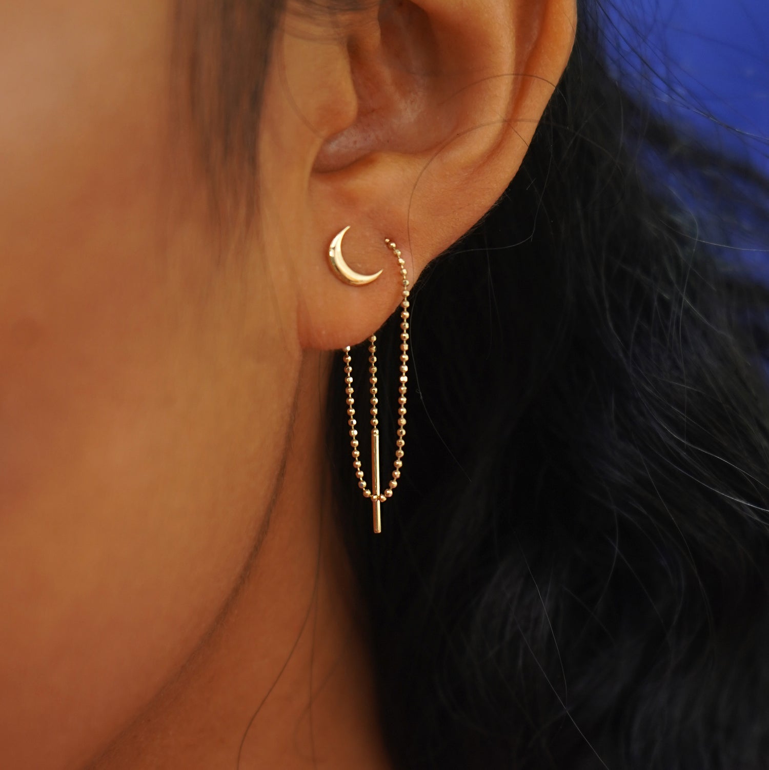Automic Gold Extender Earring | Sustainable Fine Jewelry