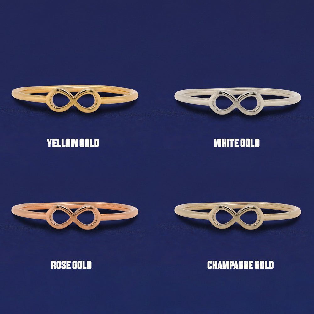 Automic Gold Infinity Ring | Minimal Sustainable Fine Jewelry
