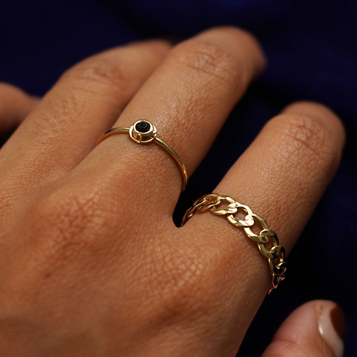Automic Gold Coffee Cup Ring | Minimalist Fine Jewelry